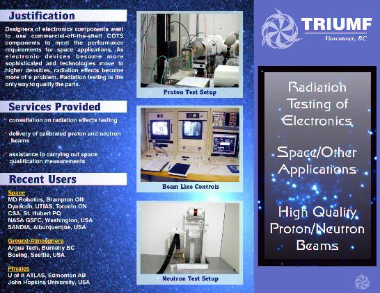 TRIUMF Irradiation Facilities | Proton & Neutron Radiation Testing – TRIUMF